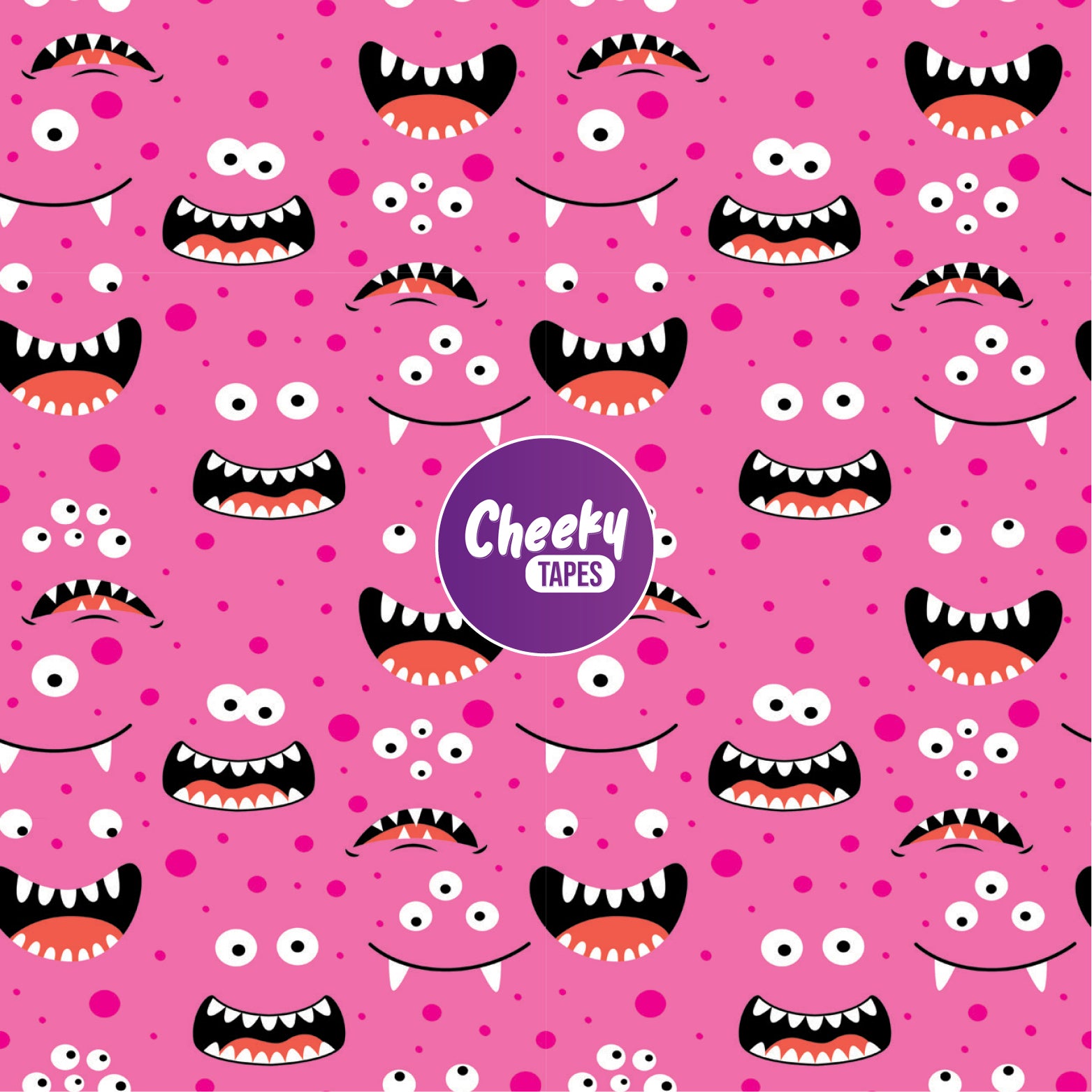 Pink Monsters Tape – Cheeky Tapes