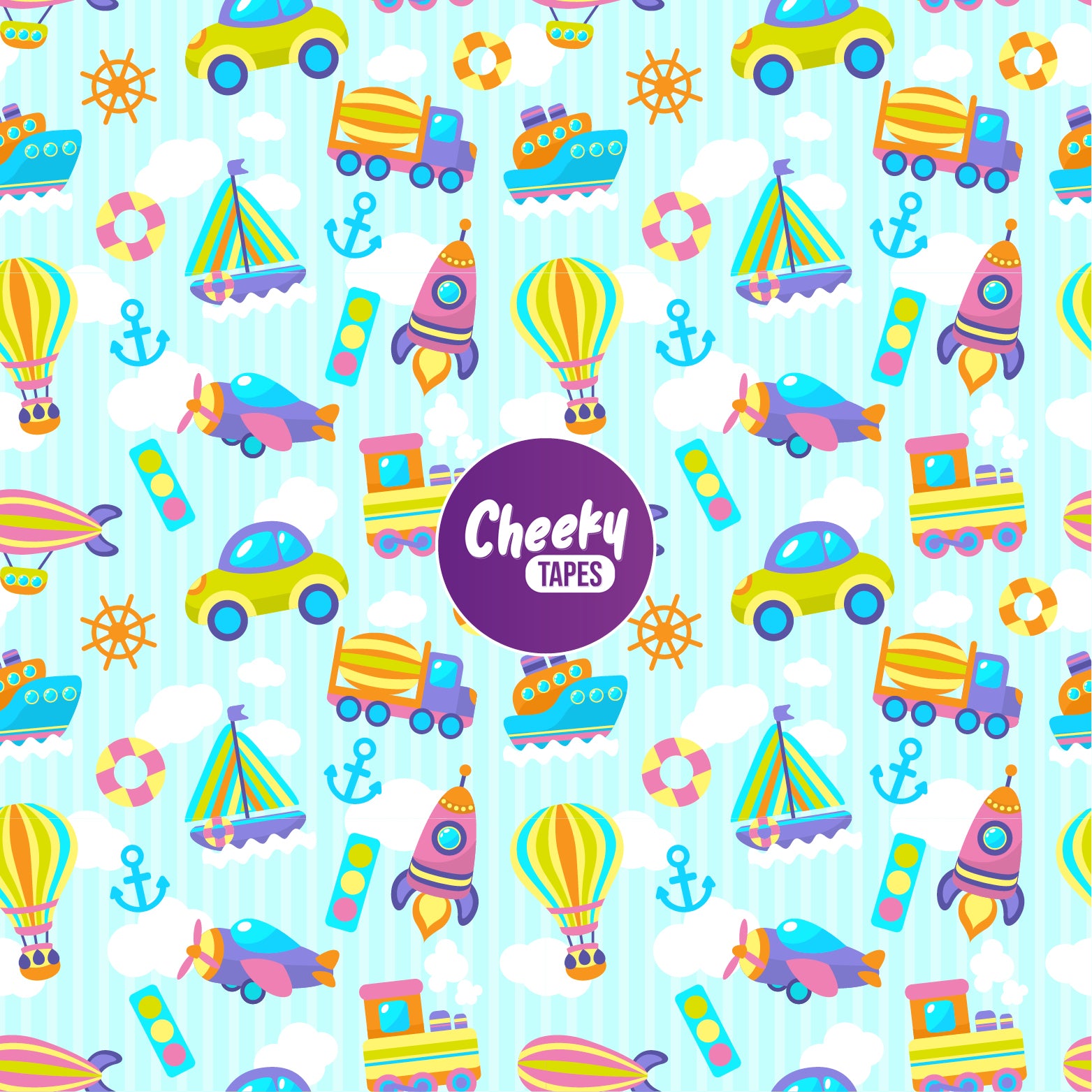 Colourful Transport Tape – Cheeky Tapes