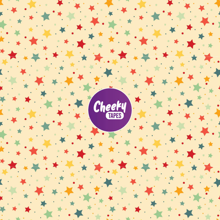 Colourful Stars Tape – Cheeky Tapes